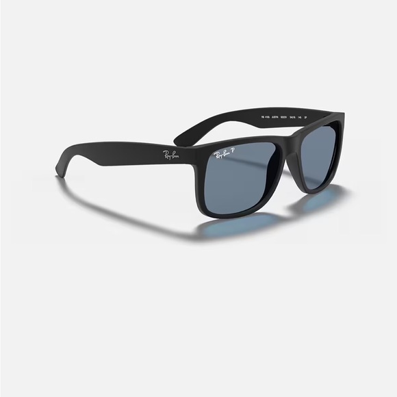 Ray-Ban | Accessories | Rayban Justin Black Grey Gradient | Poshmark